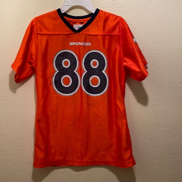 NFL | Shirts & Tops | Thomas 88 Broncos Jersey Girls 12 | Poshmark